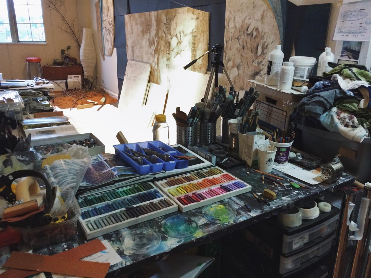 Studio Visit with artist Siobhan Humston - A Drop of Wonder Studio Blog